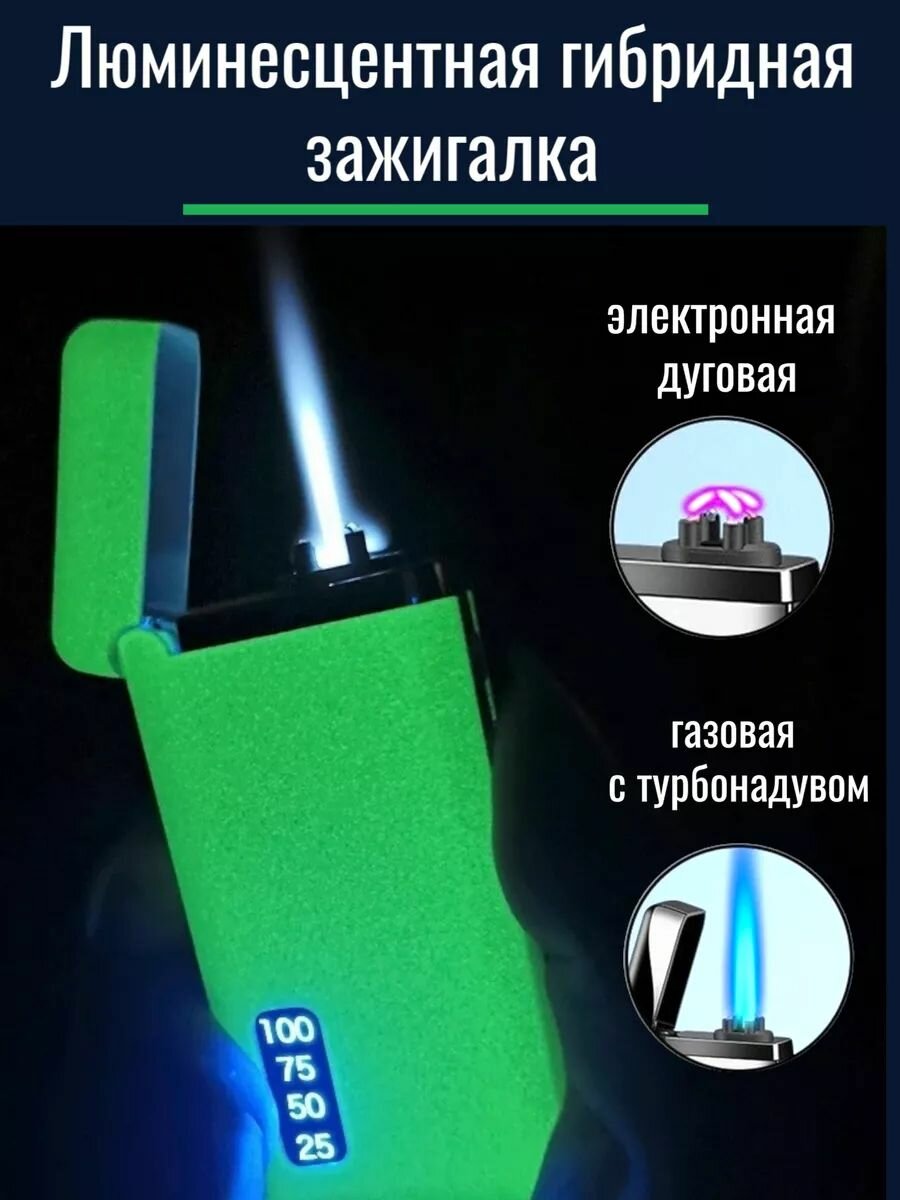 Гибридная светящаяся зажигалка