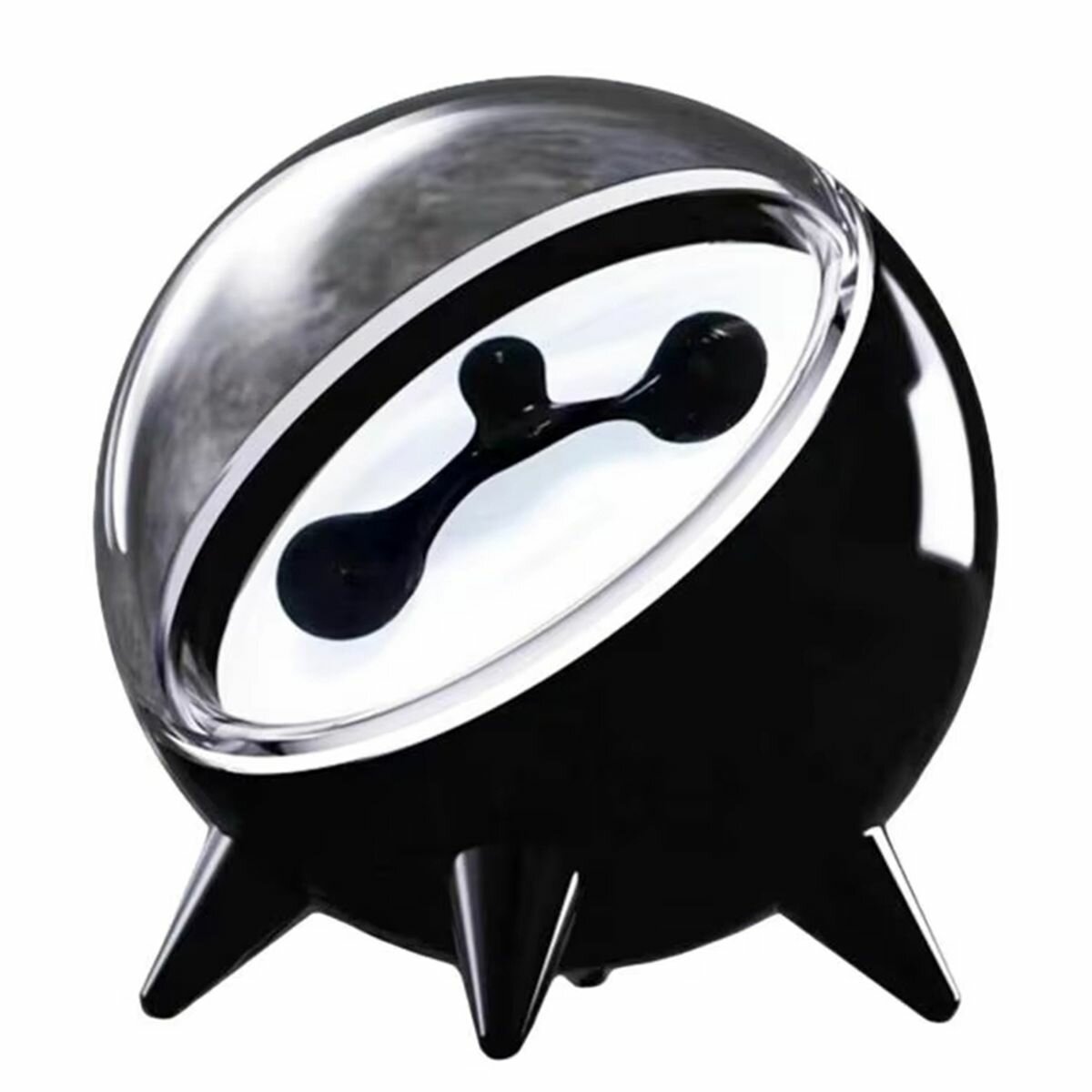 Визуализатор звука с ферромагнитной жидкостью, беспроводной динамик с танцующей феррожидкостью, перезаряжаемый, черный, для музыки и вечеринок