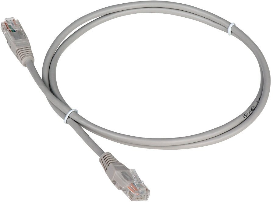 Патч-корд Lanmaster TWT-45-45-0.3-GY UTP RJ-45 вил.-вилка RJ-45 кат.5E 0.3м серый ПВХ (уп:1шт)