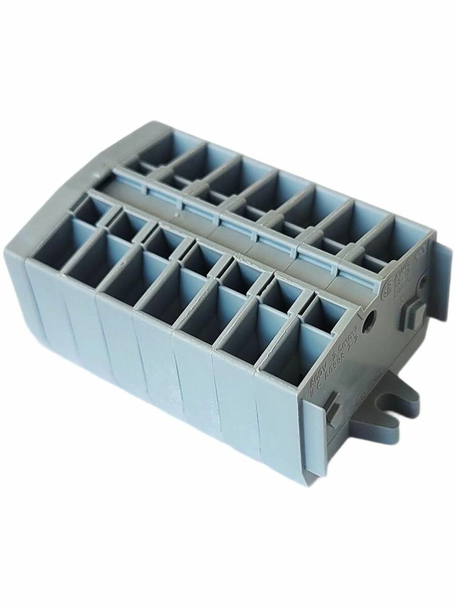 WAGO Колодка клеммная 7 полюсов, двухпроводная, 0,08-2,5 мм2, Арт: 264-107