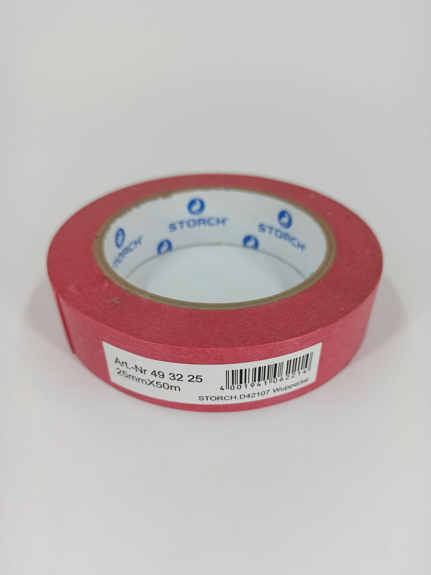 Лента малярная красная сверхтонкая Storch Premium Das Rote 493225 (25мм*50м)