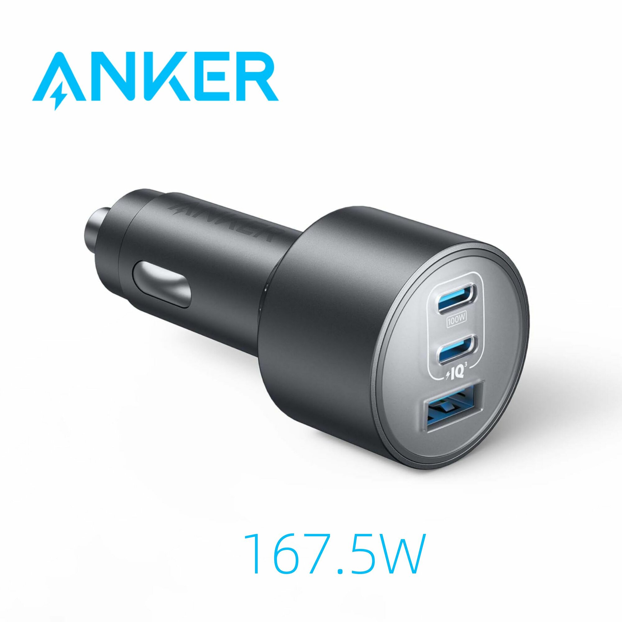 Зарядное устройство Anker, 3 порта, 167,5 W, для ноутбука, iPhone, Samsung