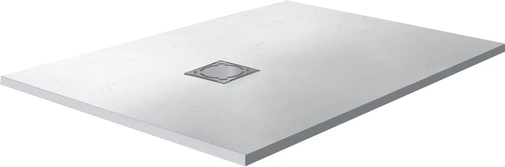Поддон для душа RGW Stone Tray ST-0119W из искусственного камня, 110x90 см, прямоугольный, низкий, с антискользящим покрытием, немецкий