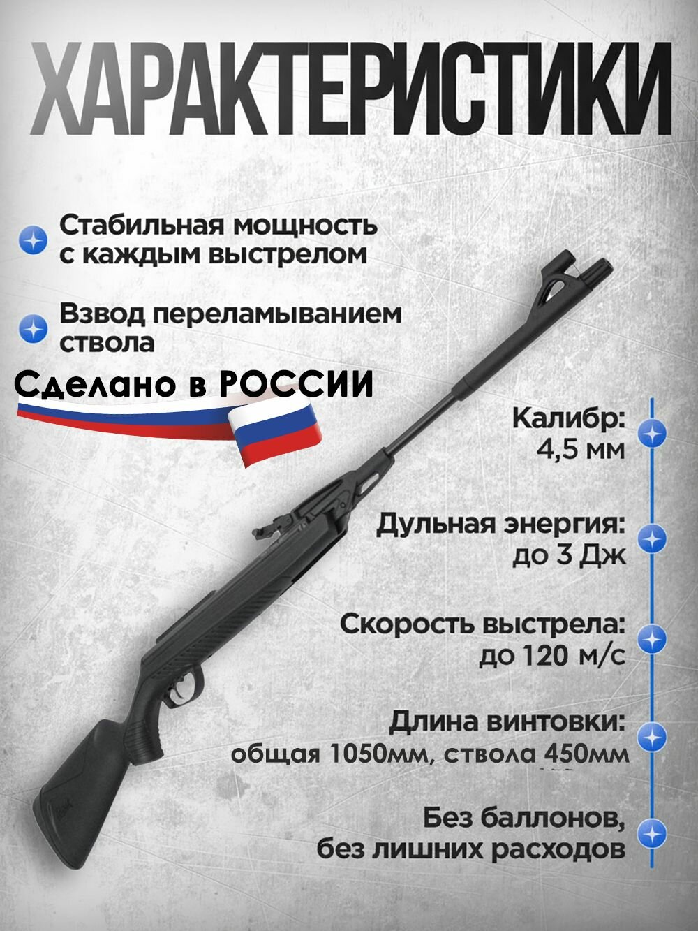 Пневматическая винтовка Байкал МР512с (4,5 мм) 3Дж + Пули "Торнадо' 0,23г 300 шт + Мишени 50 шт + оптический прицел