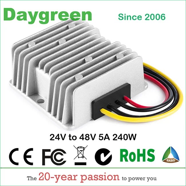 24 V 48 V 5A STEP UP Повышение модуль конвертер для авто H05-24-48 24VDC для 48VDC 5AMP Daygreen сертифицирован ce rohs, 24V TO 48V 5A