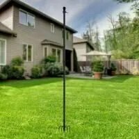 Флагшток с поворотным кольцом, 8 футов, без запутывания флага