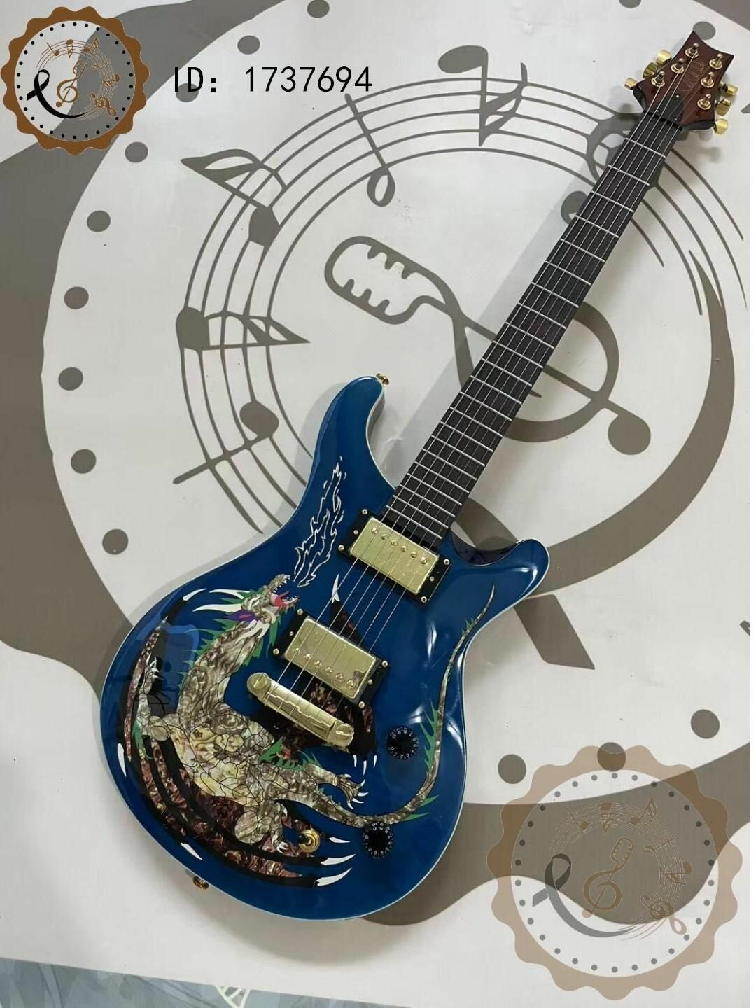 Электрогитара PRSSE с 6 струнами, изготовленная в Китае