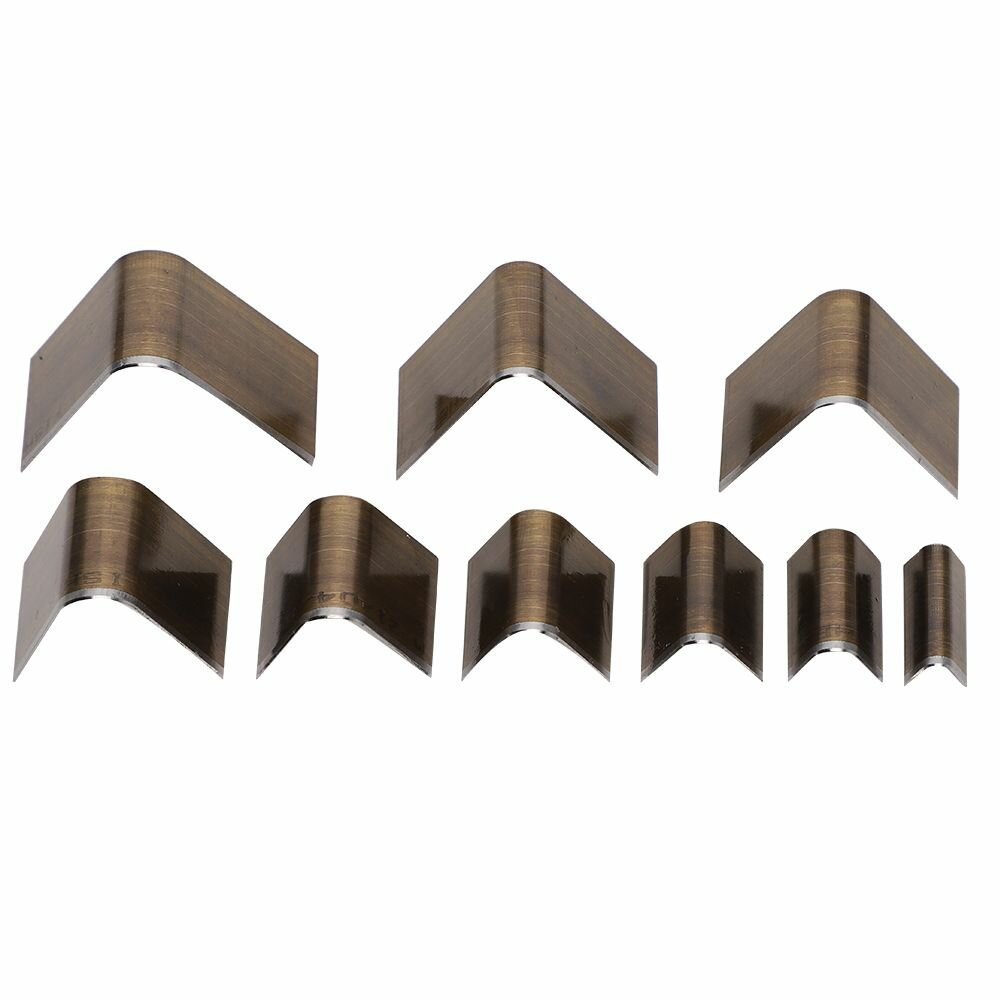 DIY кожаный punch V-образный, для резки ремней, 9 шт. A29V, из нержавеющей стали