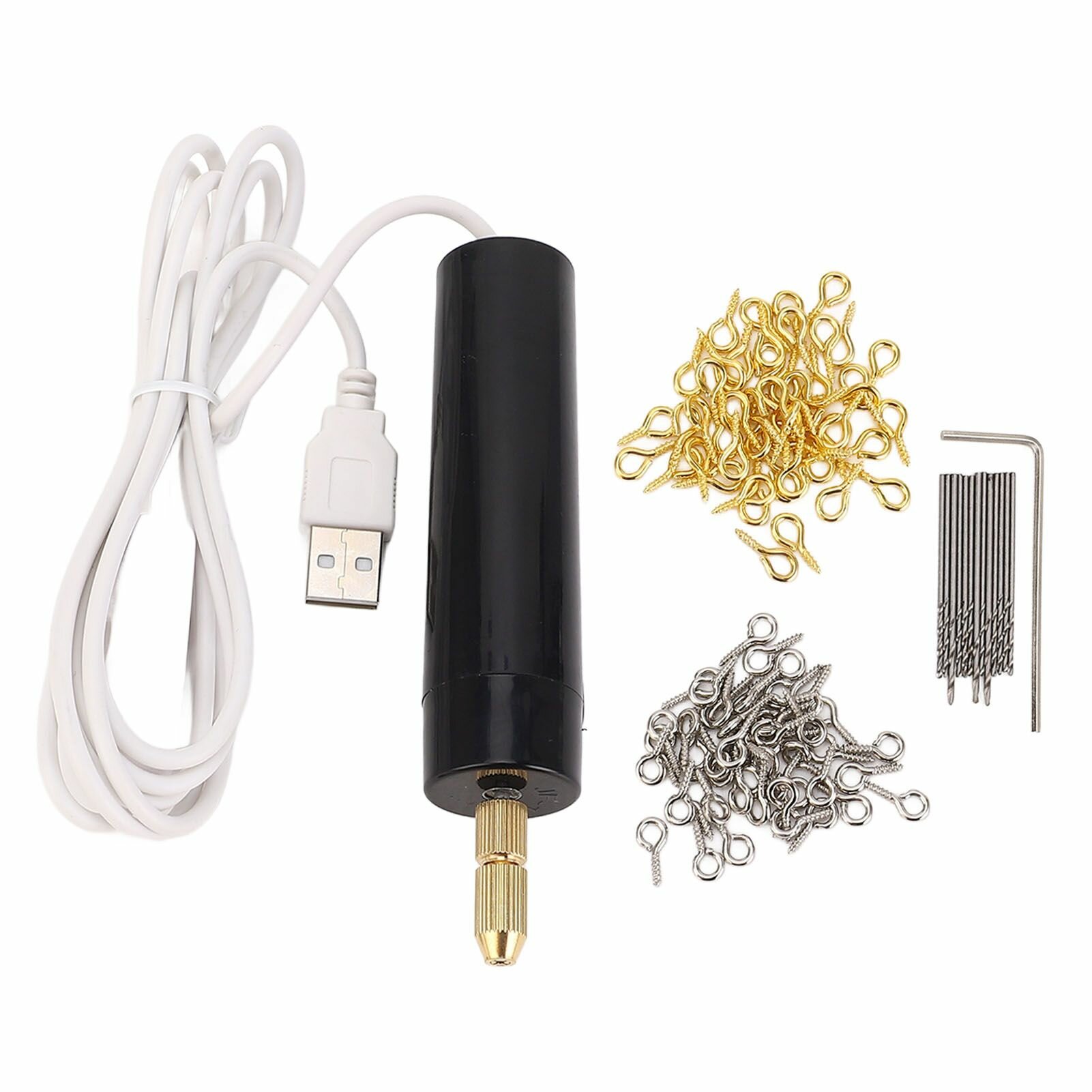 Мини электрическая ручная дрель USB многофункциональная 11000 об/мин скорость без нагрузки смоляная электрическая ручная дрель для рукоделия