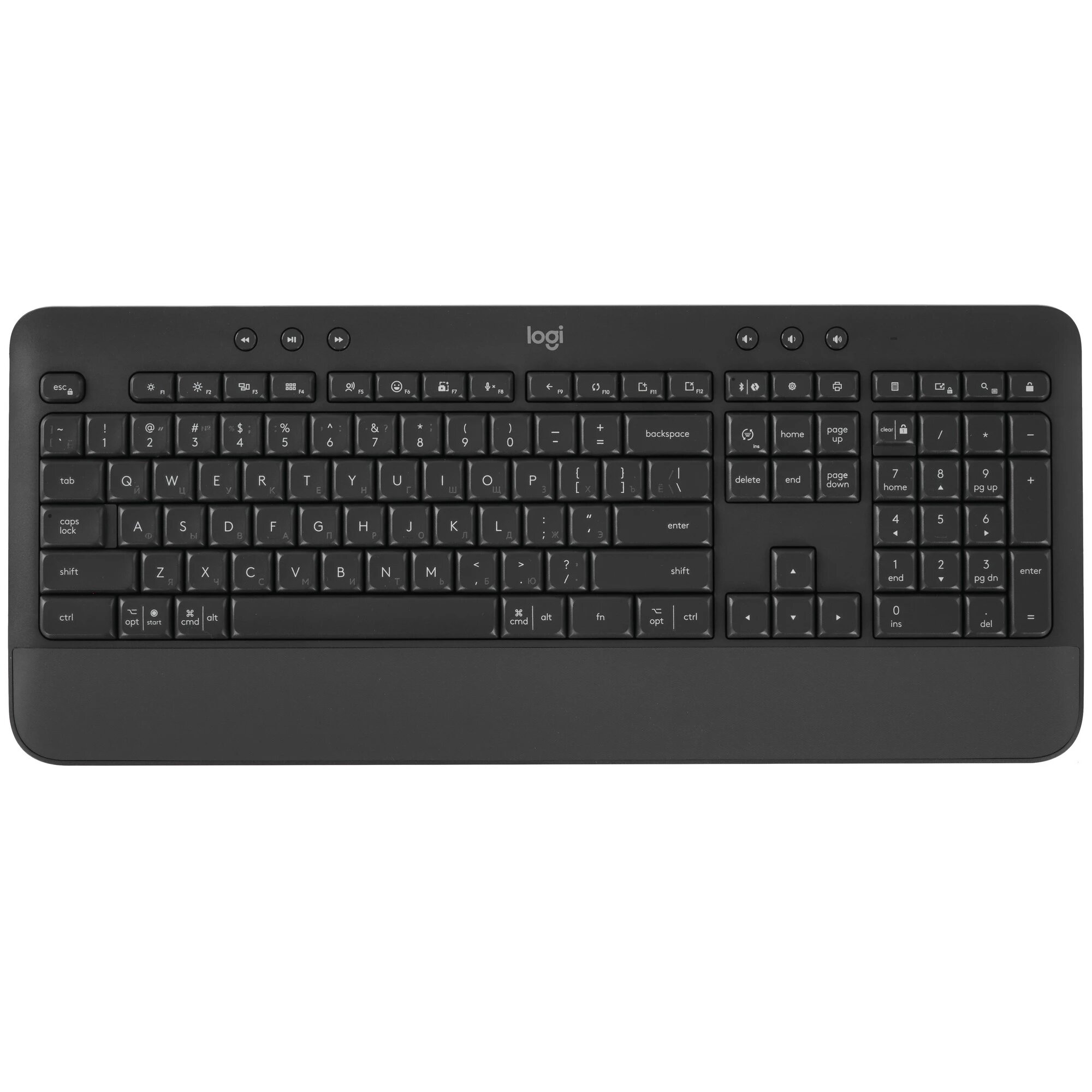 Клавиатура LOGITECH беспроводная K650 черная USB BT/Radio Multimedia