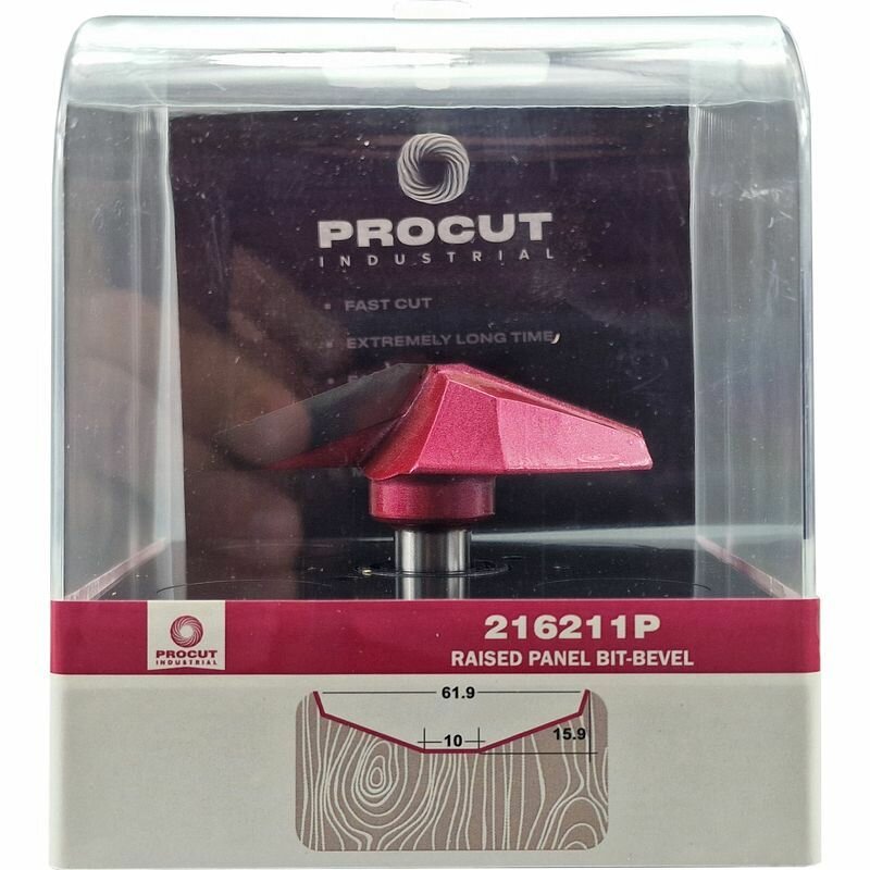 Фреза профильная для фасадов двойной угол Z2 20гр. D69.88x15.88x66 S12 PROCUT