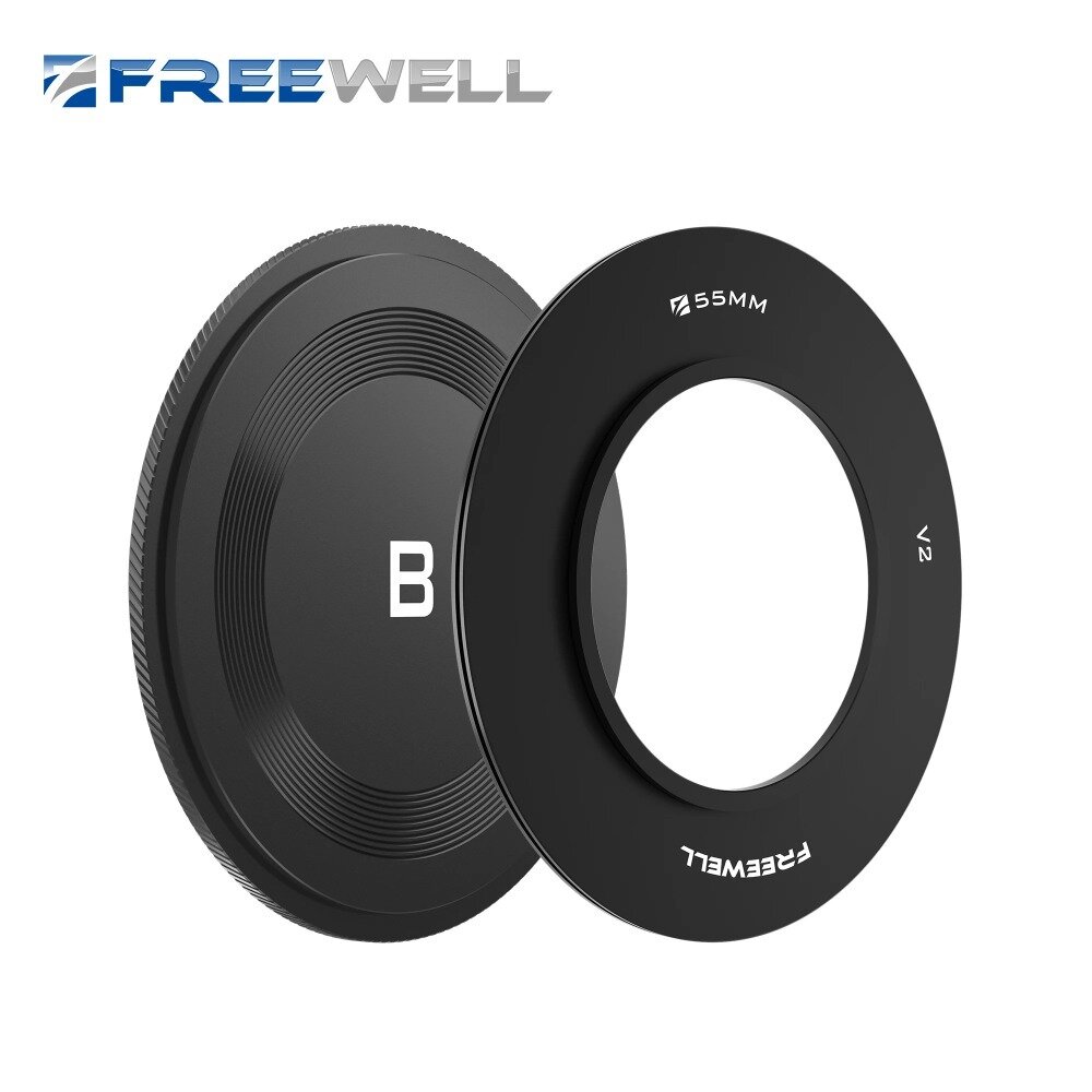 Freewell V2 Series Step Up Ring 55mm Повышающее кольцо 55 мм с системой фильтров Eiger Matte Box