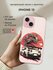 Чехол на Apple iPhone 15 / Айфон 15 с принтом "Car and dragon", прозрачный