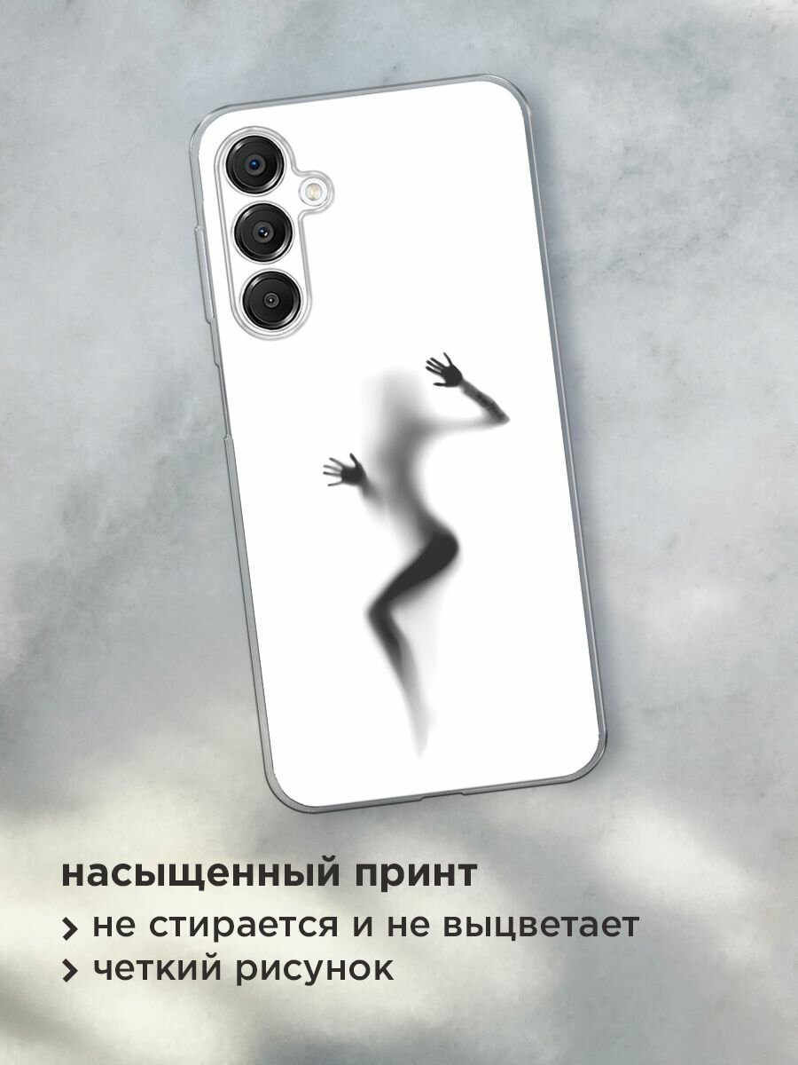 Чехол на Samsung Galaxy A16 / Самсунг А16 с принтом "Девушка в душе" — фото 1
