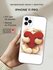 Чехол на Apple iPhone 11 Pro / Айфон 11 Про с принтом "Мишка с сердцем 1"