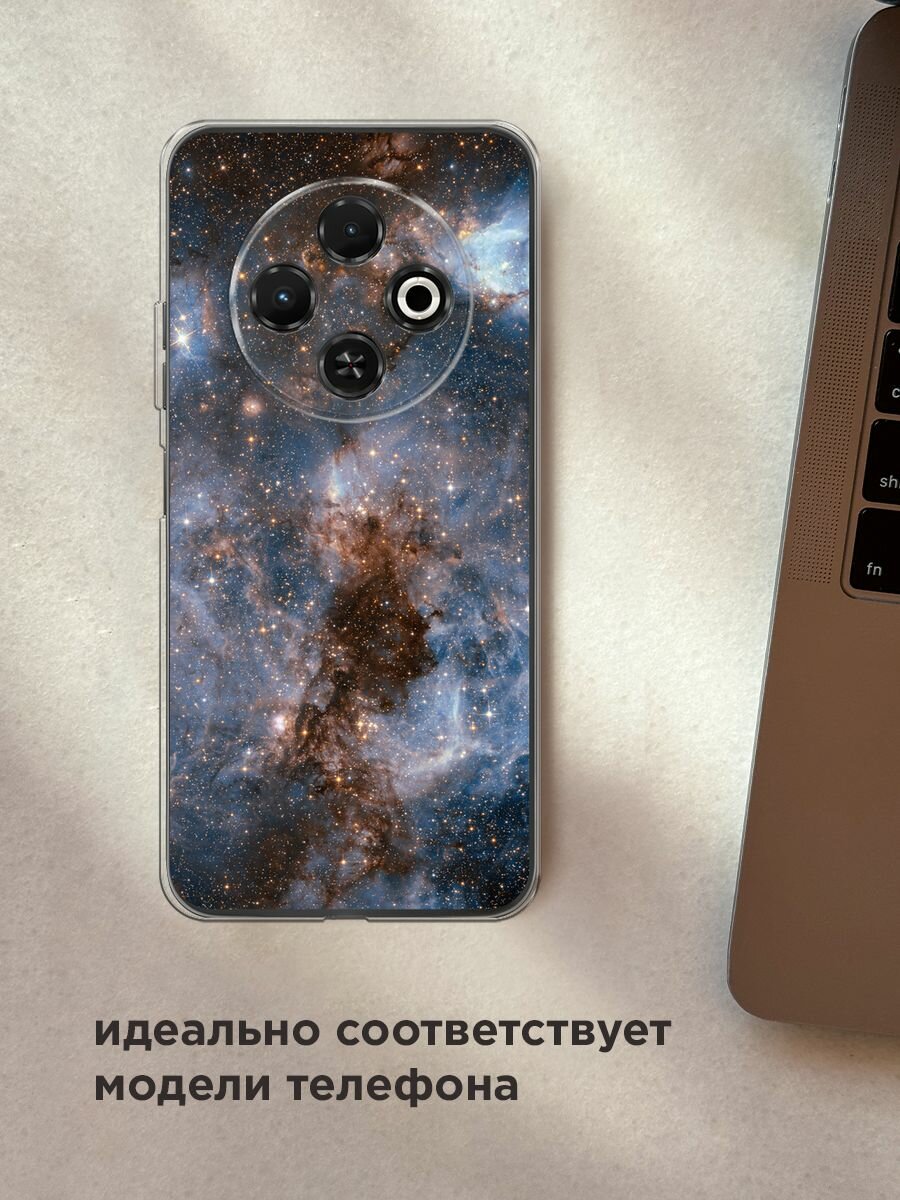 Чехол на Tecno Spark 30C / Текно Спарк 30C с принтом "Туманность 4" — фото 1