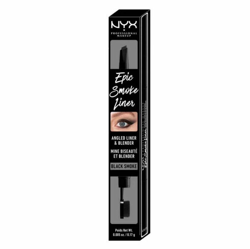 NYX Professional Makeup Смоки лайнер для глаз "EPIC SMOKE LINER" автоматический оттенок 12, BLACK SMOKE, 0.17 гр