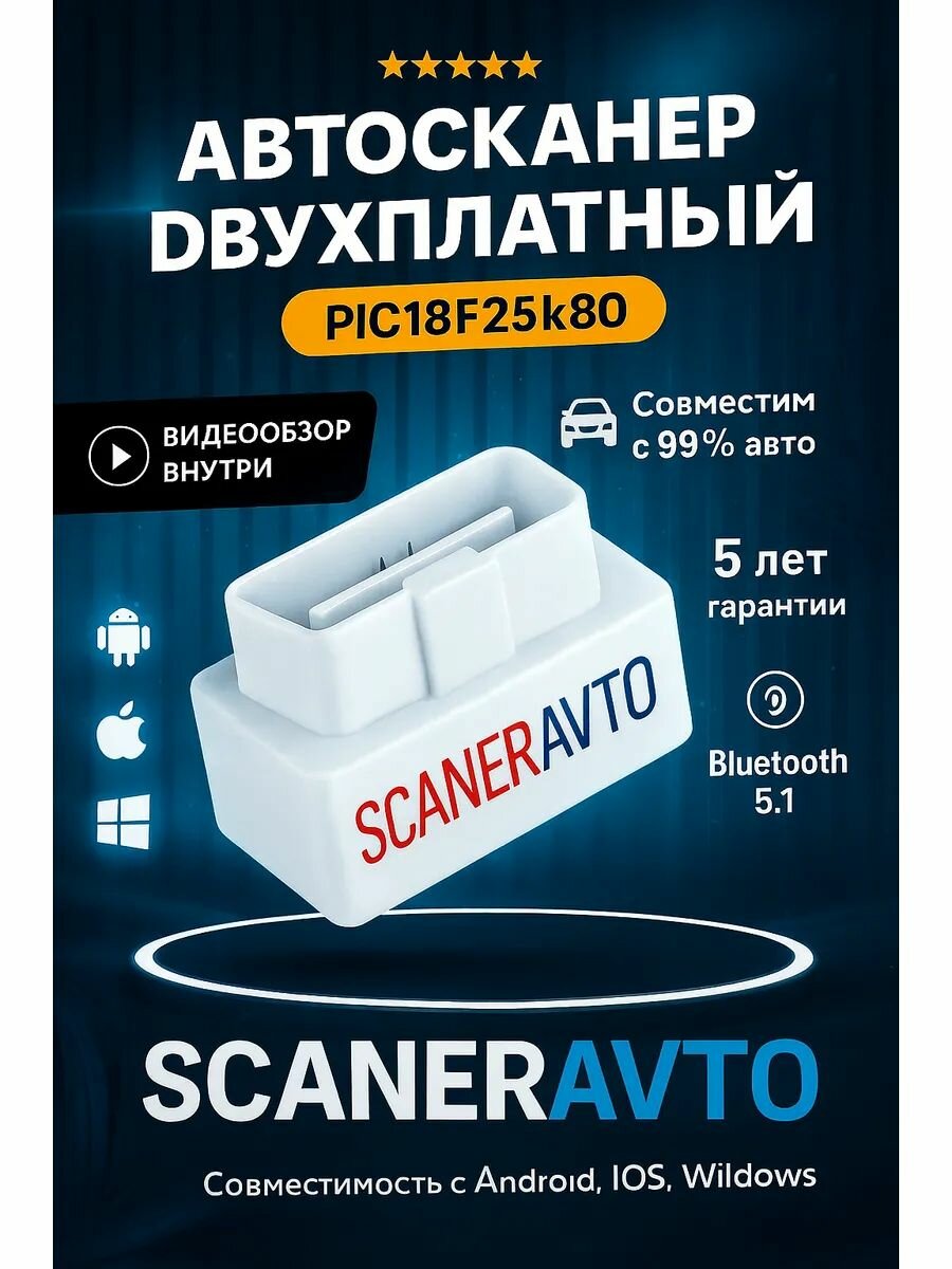Автосканер ELM327 1.5 ScanerAvto