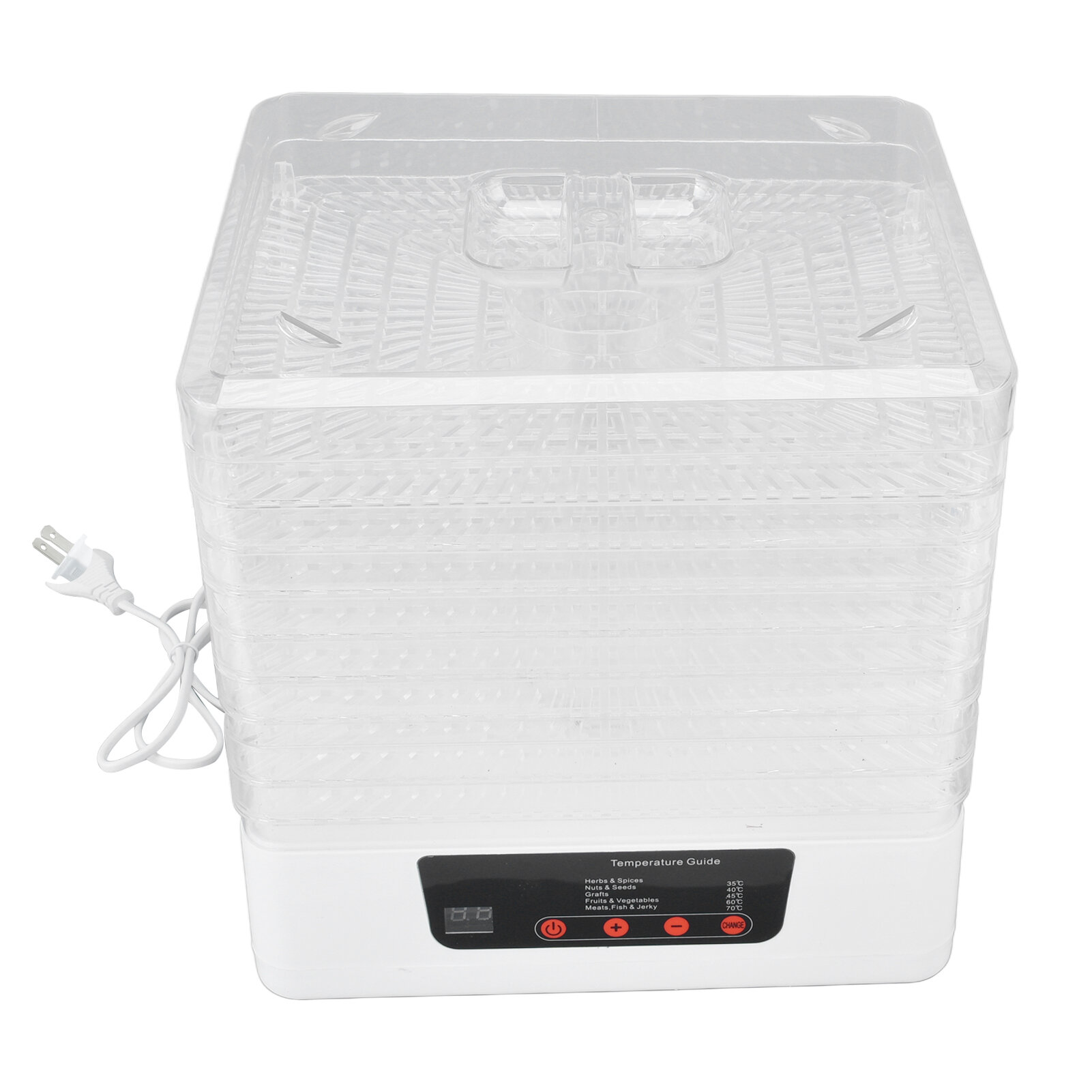 Электрические продукты дегидратор Home Dehydrator Machine с 8 лотками для мясных трав овощи 350WUS.