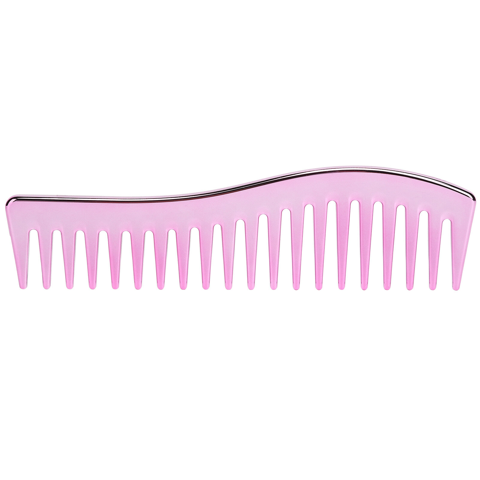 Wide Tooth Combs No Handle Hair Detangling Comb Large Salon Shampoo for Men WomenPurple Pink