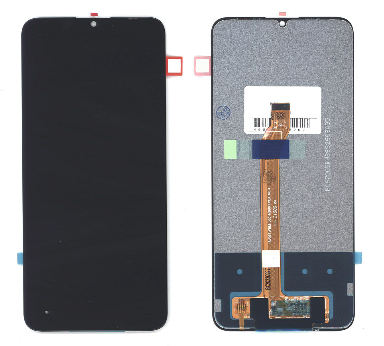 Дисплей (матрица + тачскрин) для смартфона Huawei Honor X7 (черный)