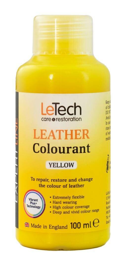 Краска для кожи Leather Colourant Yellow EXPERT LINE, 100 мл