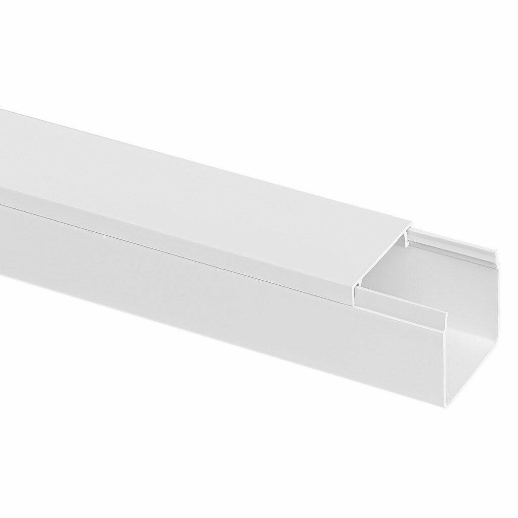 Кабель-канал пластик, 25х25 мм, 2 м, 1 мм, белый, TDM Electric, SQ0402-1006
