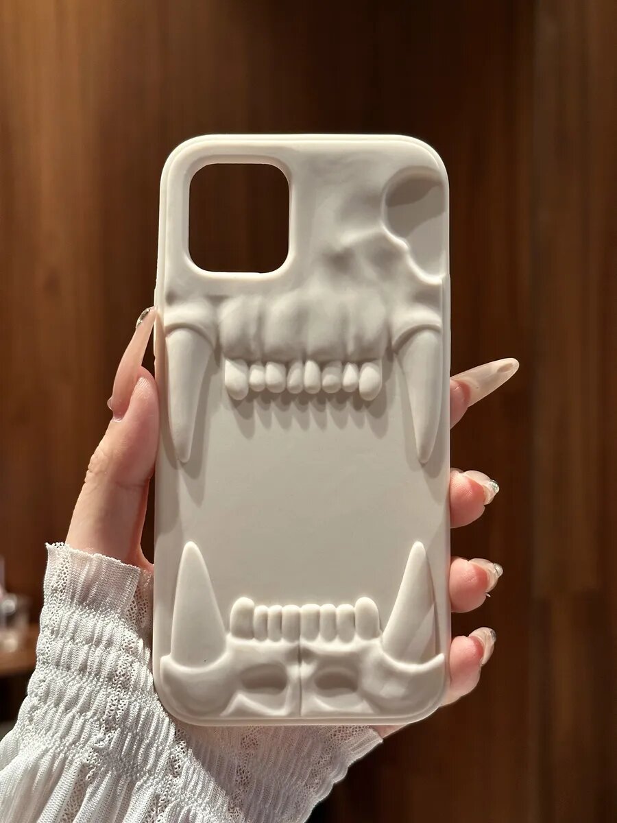 Чехол О'Кейси, для iPhone 11, с принтом, защита камеры, белый