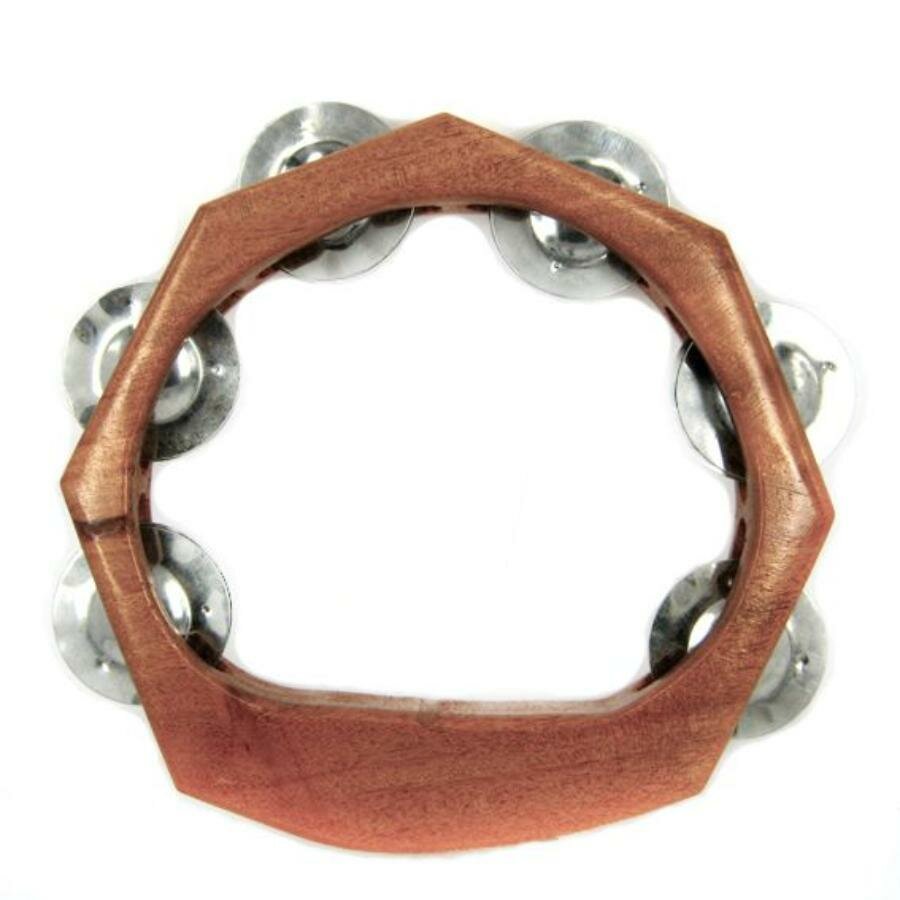 Тамбурин (дерево, 17 см.), с острова Бали, 1 шт.