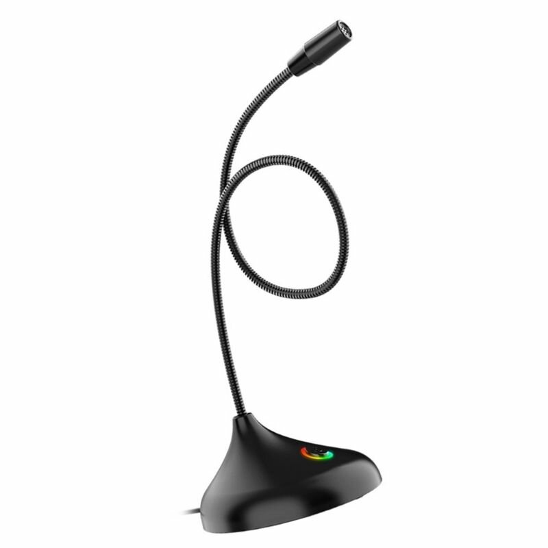 Настольный RGB-микрофон для ноутбука /компьютера, игровая голосовая домашняя конференция, USB-микрофон с шумоподавлением