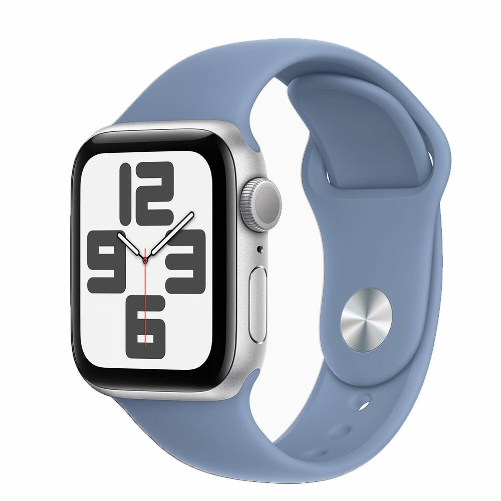 Умные часы Apple Watch Series SE 2024 Gen 2 40 мм Aluminium Case, Silver S/M Sport Band