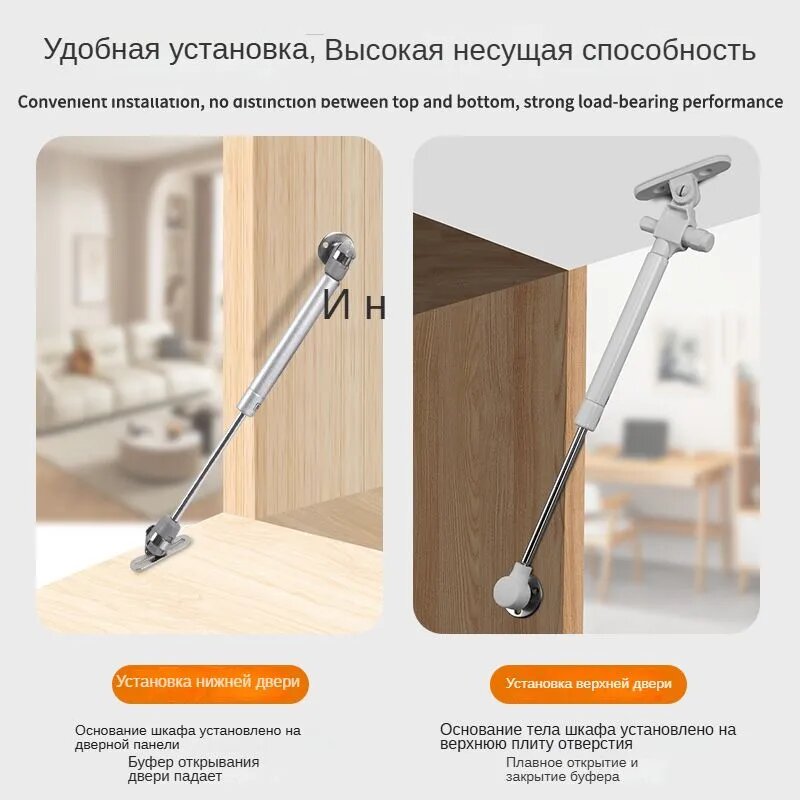 Термопривод для теплиц, 2 шт, оливаковая головка воздух brace-100N, вес 110 г, длина 290 мм, ход 90 мм — фото 1