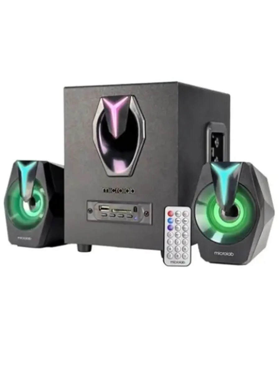 Колонки 2.1 G100BT BLACK 11 Вт, Bluetooth