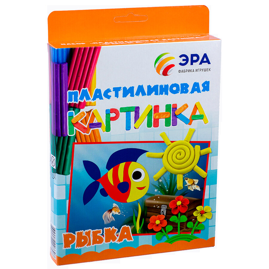 Пластилиновая картинка Рыбка