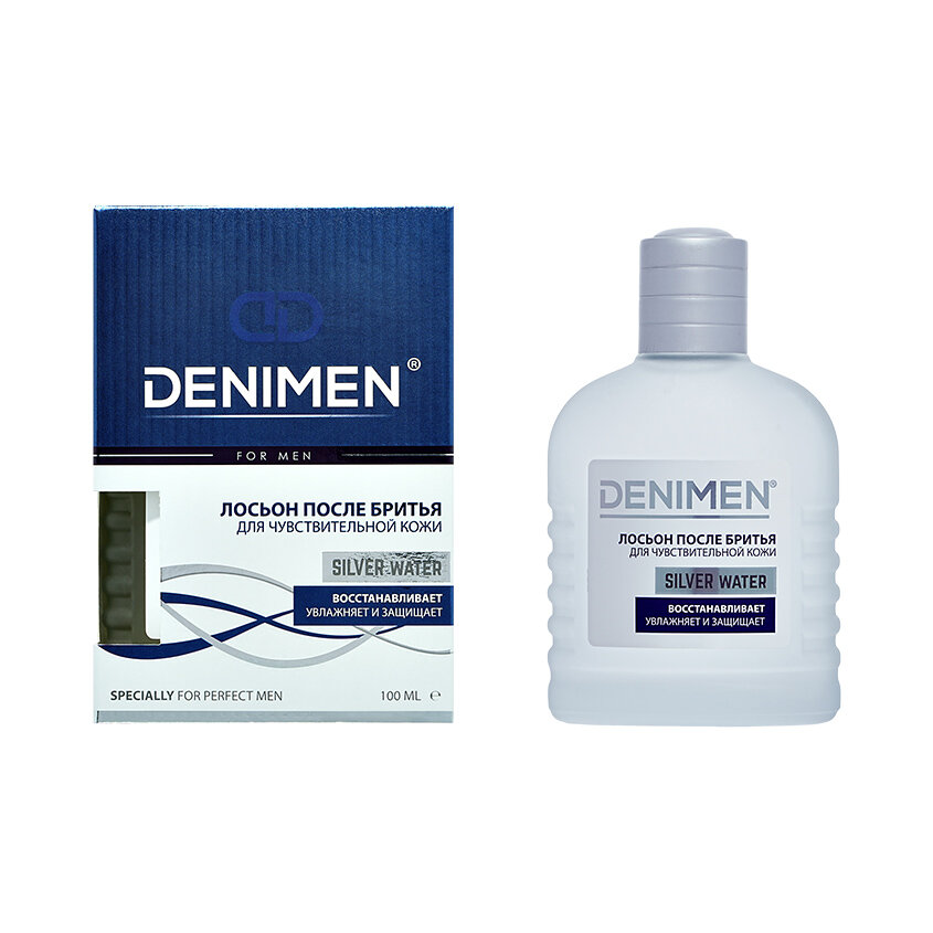 Лосьон после бритья DENIMEN Silver Water (для чувствительной кожи) 100 мл