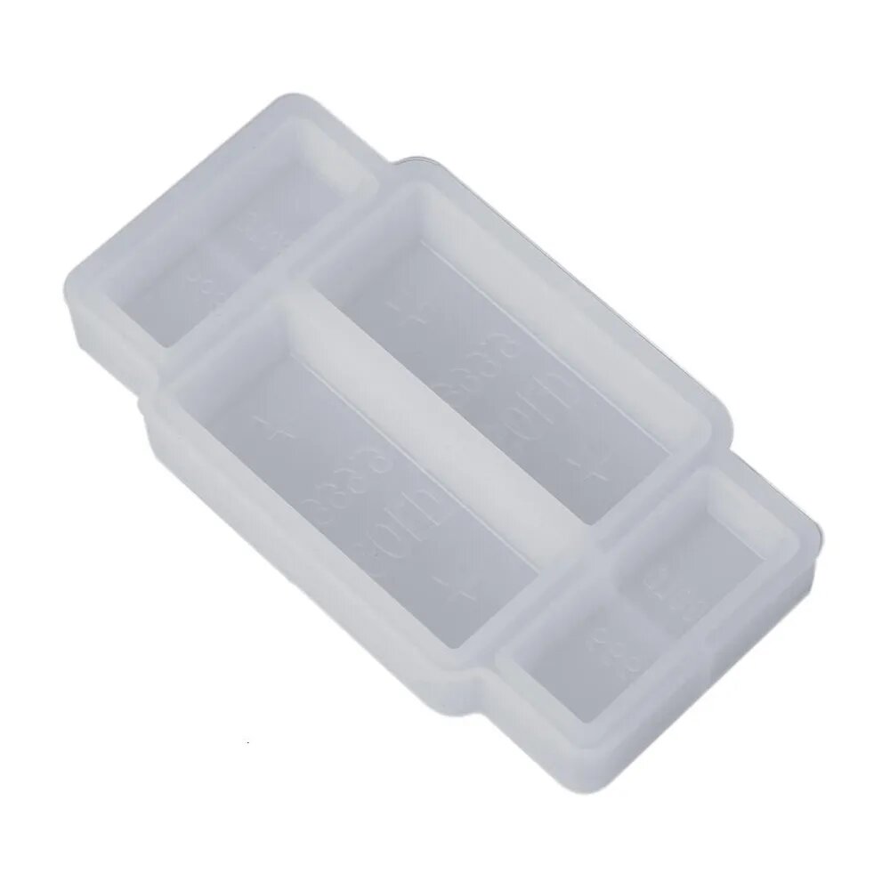 Силиконовая форма для торта в виде золотого слитка, Четкий