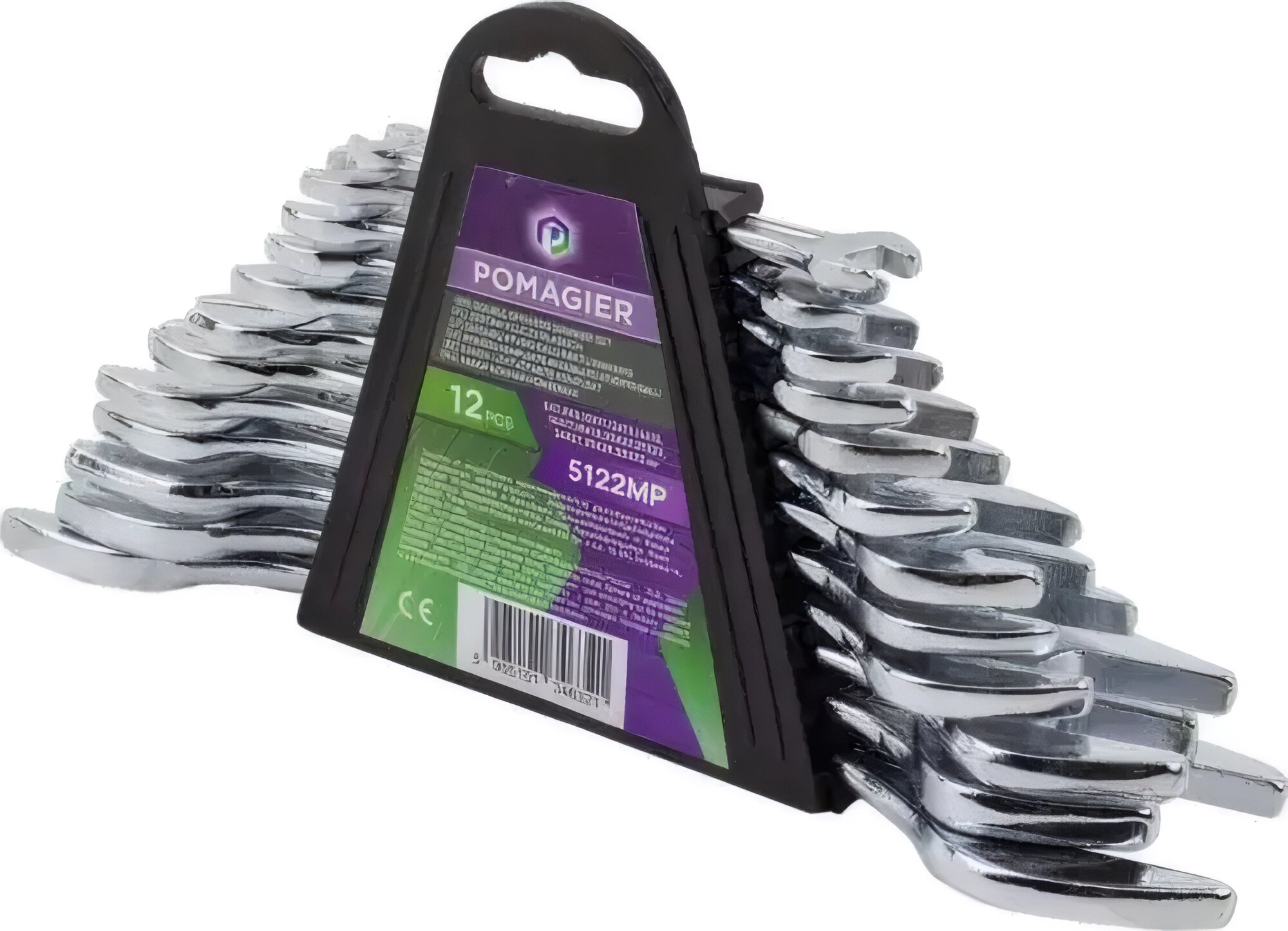 Набор ключей рожковых в холдере 12 предм 6-32мм Помощник 5122MP