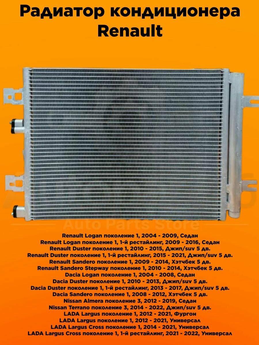 Радиатор кондиционера рено дастер / радиатор кондиционера renault duster