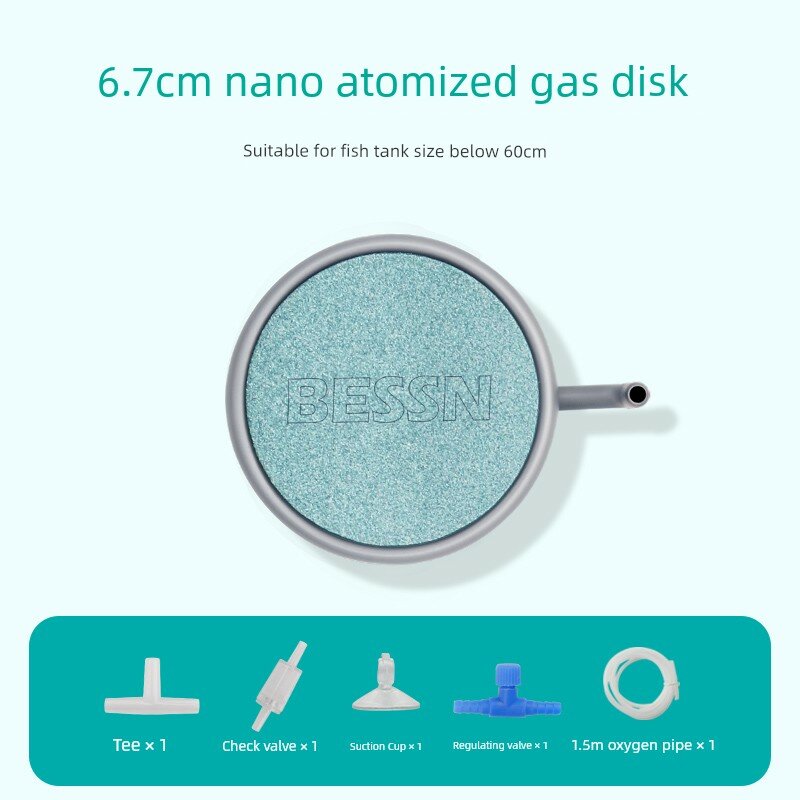 Нано-дисковый камень для оксигенации BESSN, аксессуары для кислородного насоса, нано-распылитель, усилитель и
