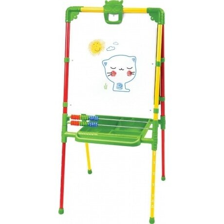 Доска знаний - Мольберт двусторонний 107,5 см М2Л/СФ2 желто-красный