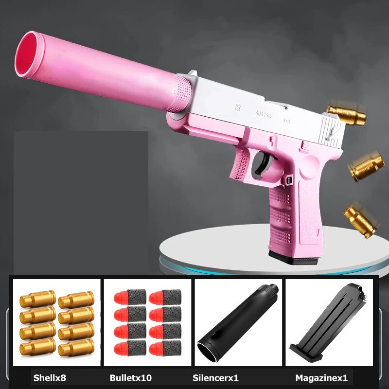 Игрушечный пистолет Desert Eagle Розовый, Pink