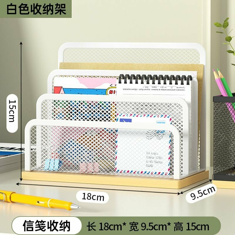 Подставка для документов из бамбука и дерева, стеллаж для хранения книг и папок, настольный металлический органайзер, подставка для файлов и книг.