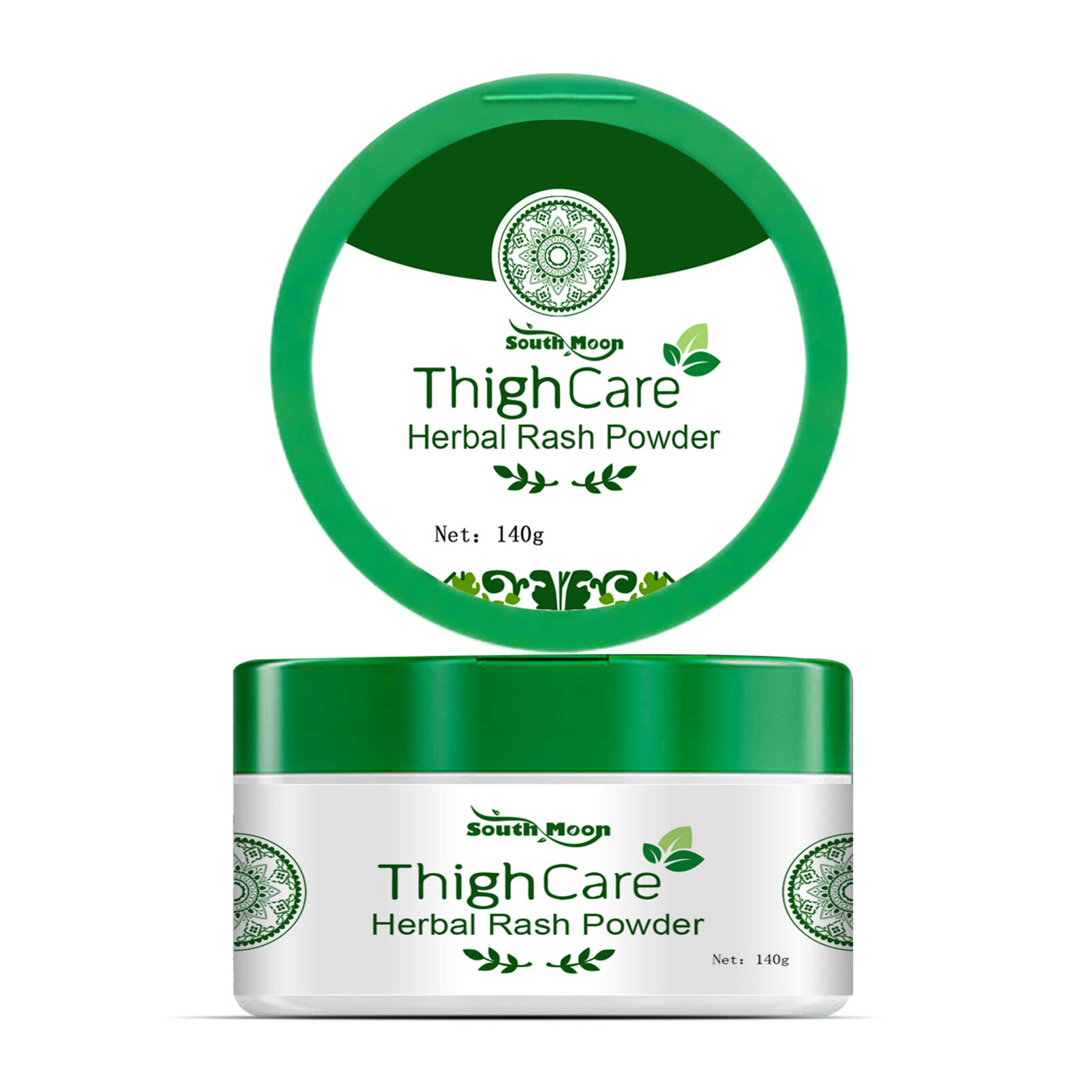 Детская Присыпка: Без Талька с Кукурузным Крахмалом Натуральный Уход Для Комфорта Кожи - Травяной Уход с Экстрактом Календулы и Мяты Для Облегчения Раздражения For Ежедневное Использование После Купания или Смены Подгузника