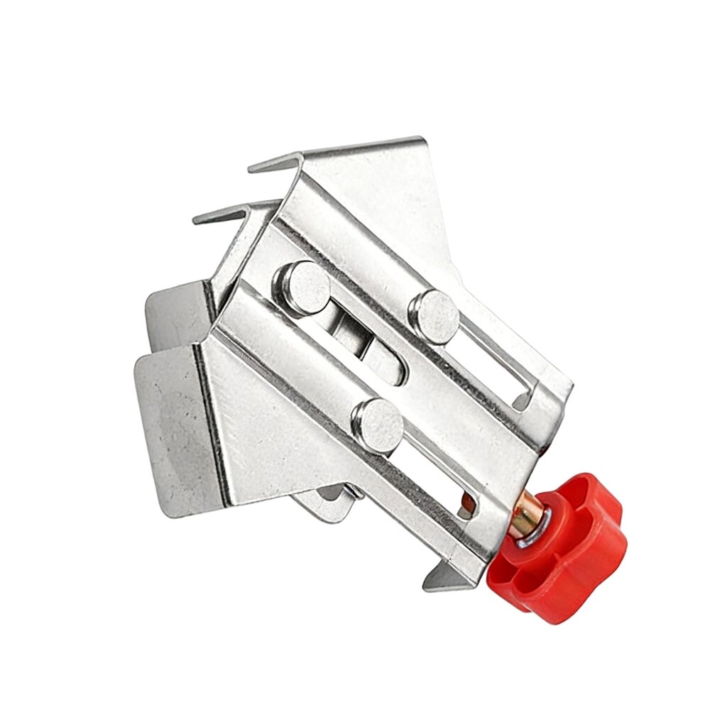 Металлический стальной прямоугольный зажим с быстрым закреплением под углом 90 градусов, Вспомогательный угловой фиксатор, Простая установка