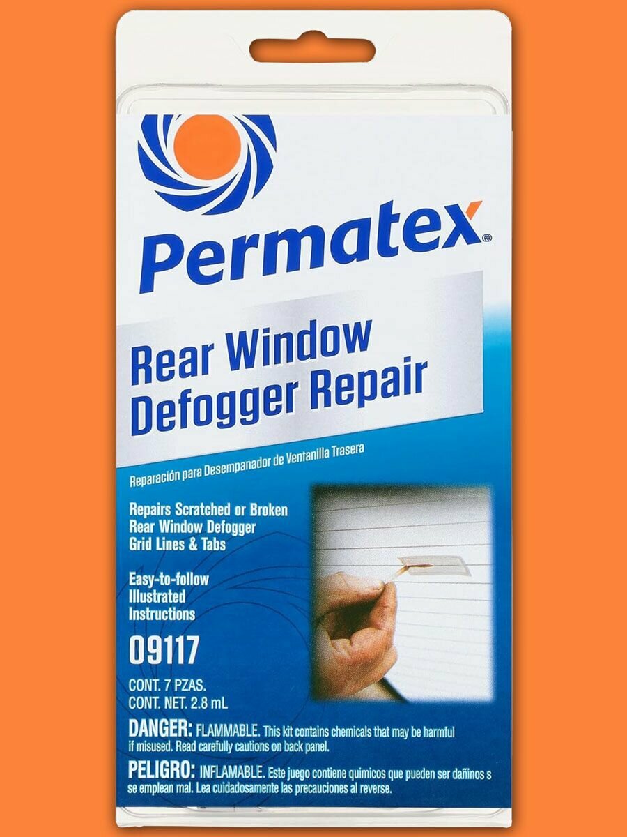 Набор "Ремонт Нитей и Контактов Обогревателя Заднего Стекла" PERMATEX 09117