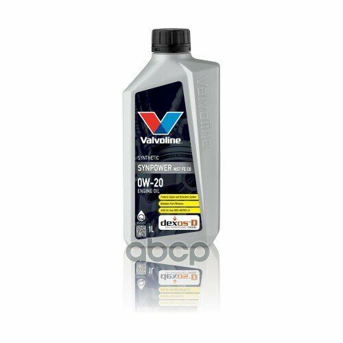 Valvoline Масло моторное VALVOLINE SYNPOWER MST FE C6 GF-6A 0W-20 1л На складе