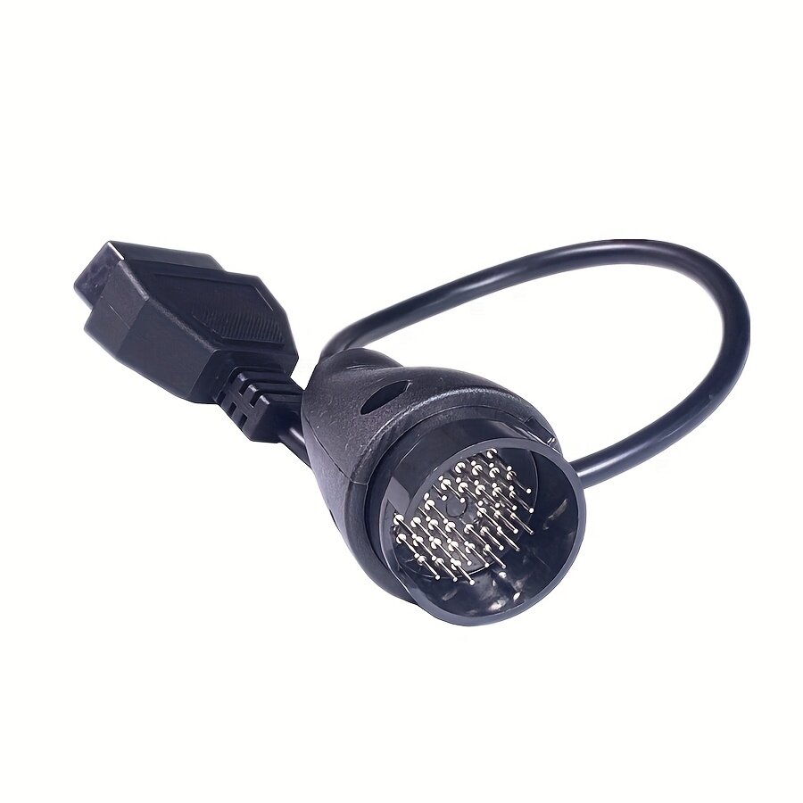 Адаптер OBD2 38-pin на 16-pin, диагностический переходник для автомобилей, черный, 1 шт.