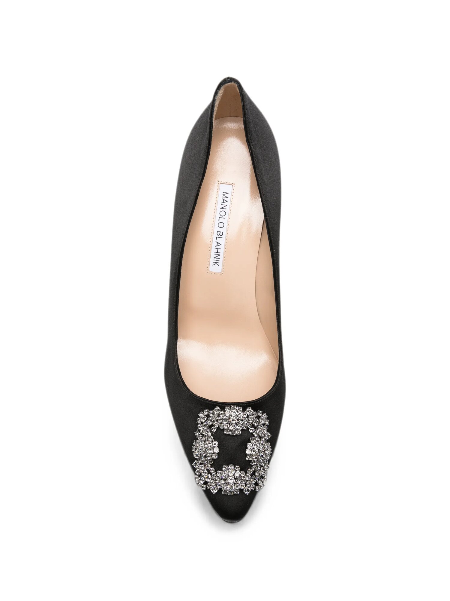 Туфли Manolo Blahnik Hangisi crystal-buckle pumps, размер 36,5 — фото 1