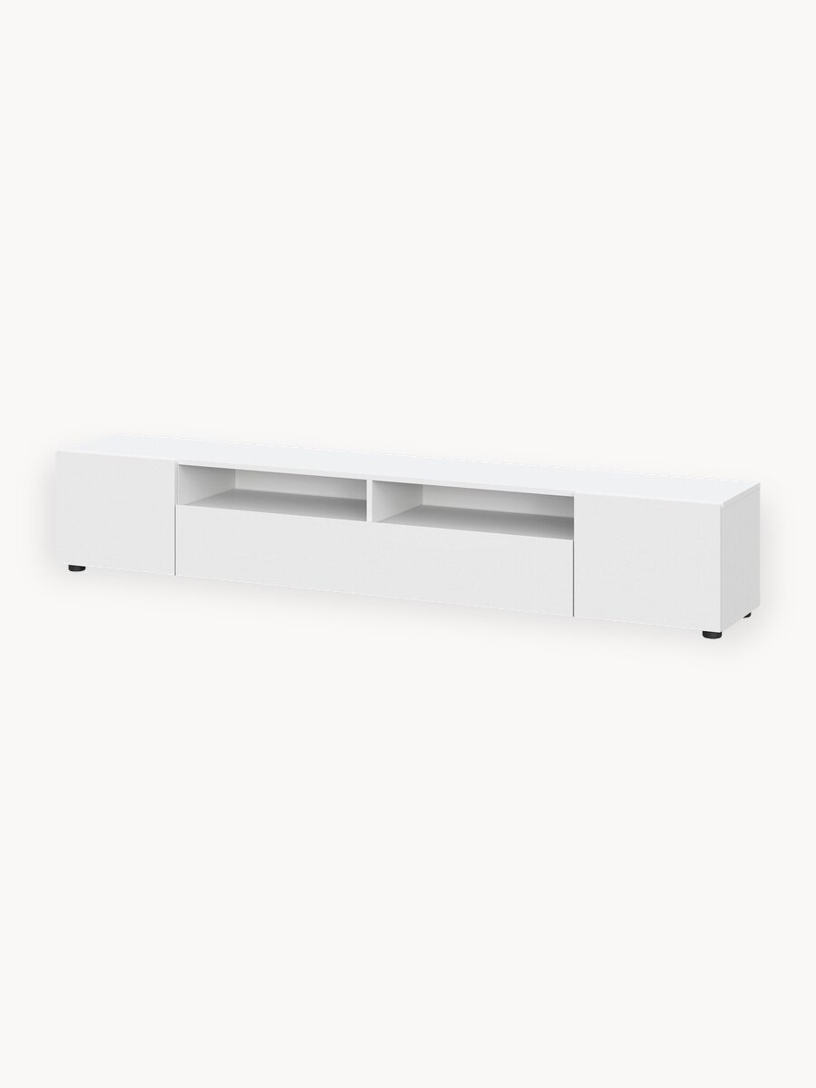 Тумба под телевизор "Токио" цвет: Белый текстурный "Парк Мебели"