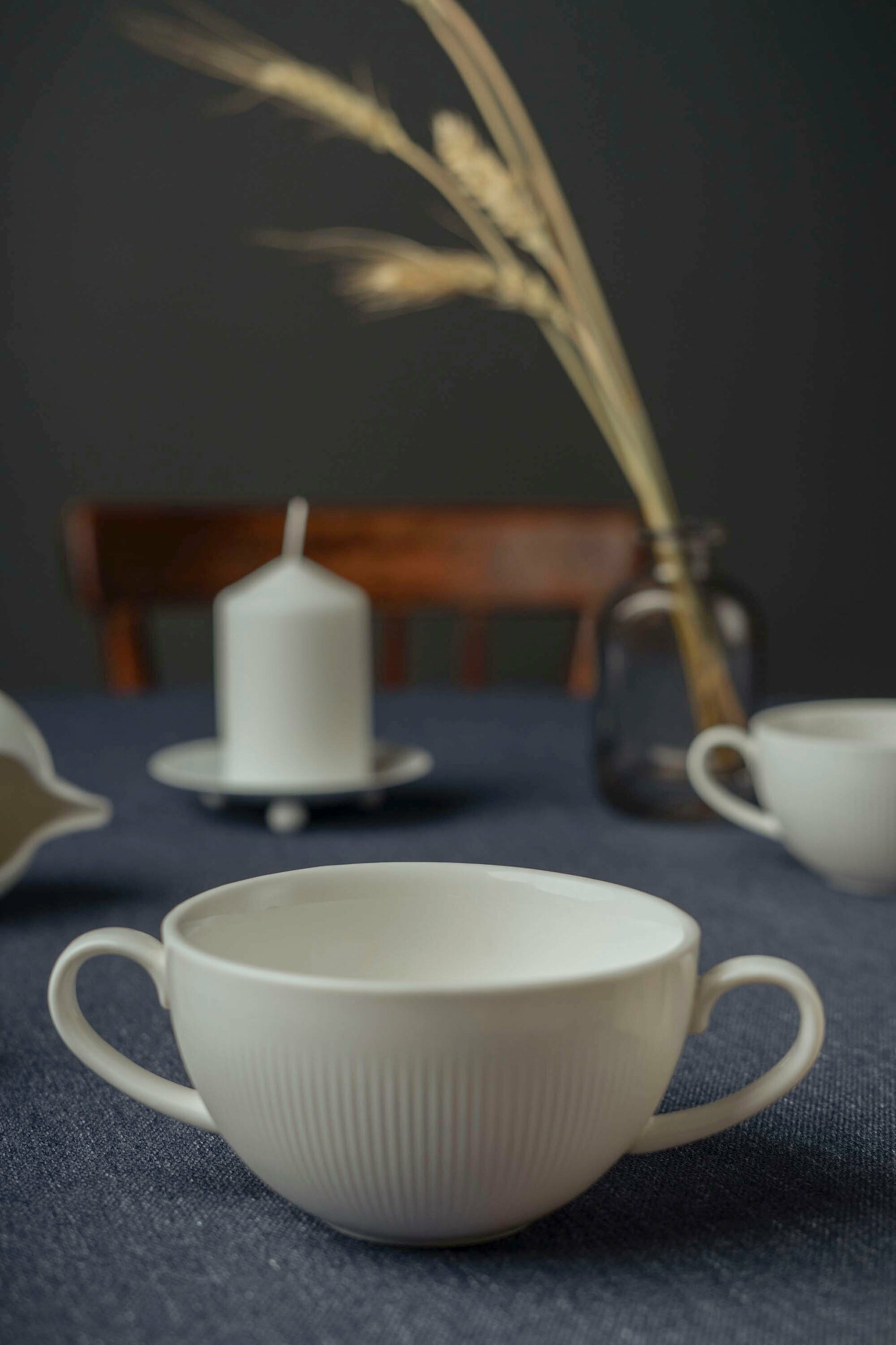 Бульонница BILLIBARRI "Raphael" 240 мл, фарфор, 14,7х9,9х5,6 см